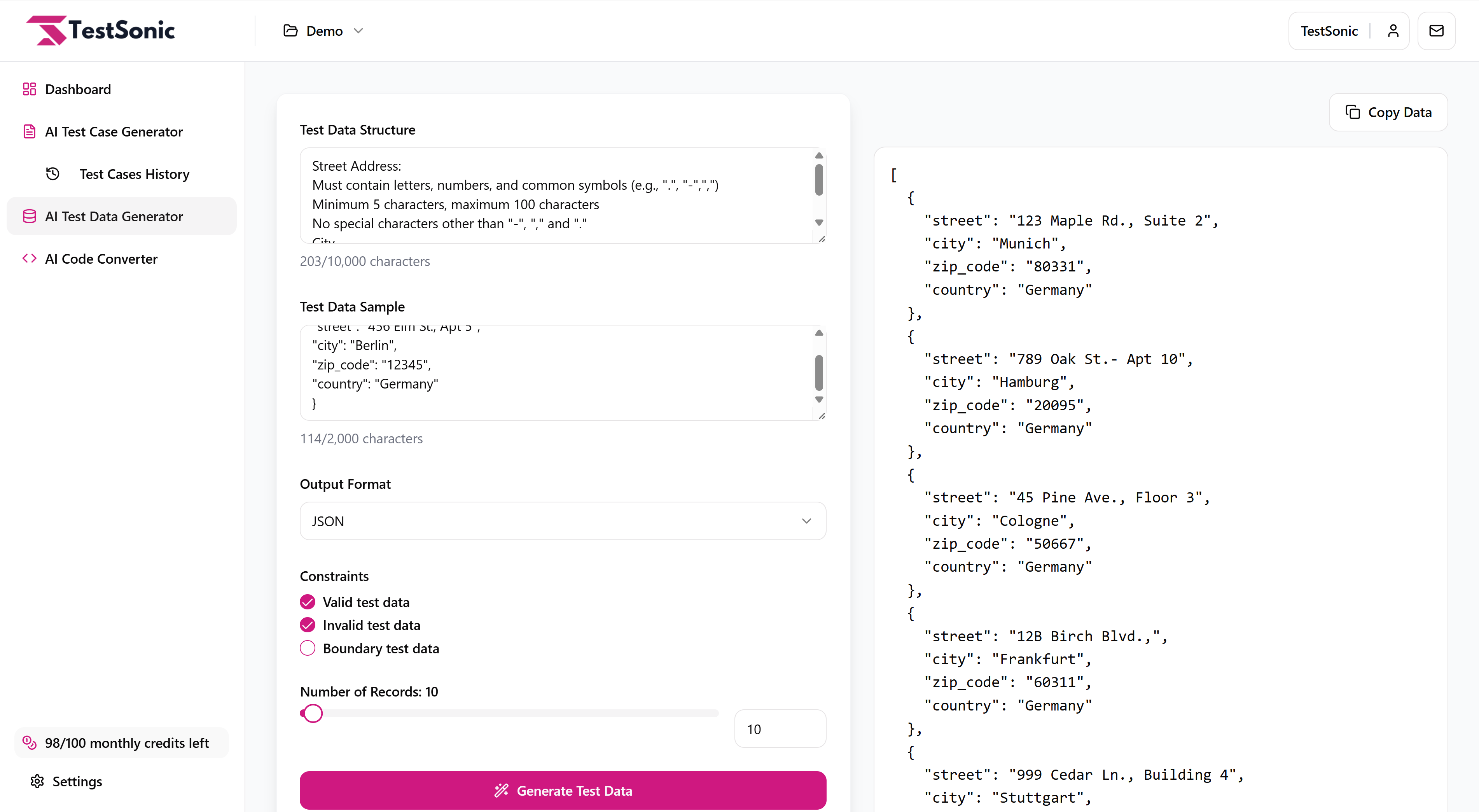 TestSonic | AI-powered testing tools for modern QA teams